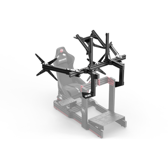 Trak Racer Large Cockpit-Mounted Quad Monitor Stand - 1200mm / 47.25 ...
