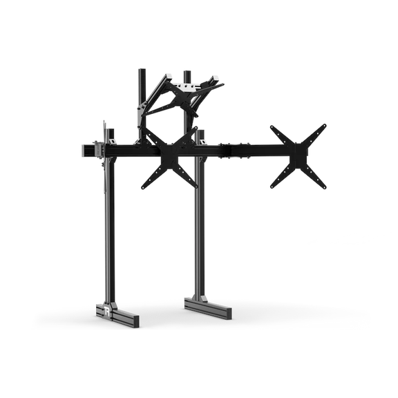 Trak Racer Large Freestanding Quad Monitor Stand - 1200mm / 47.25" Wid ...